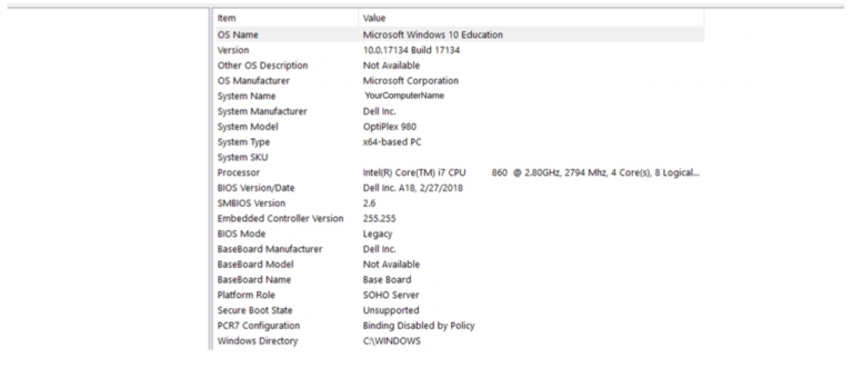 Finding Computer Name on Windows – OIT Knowledge Base