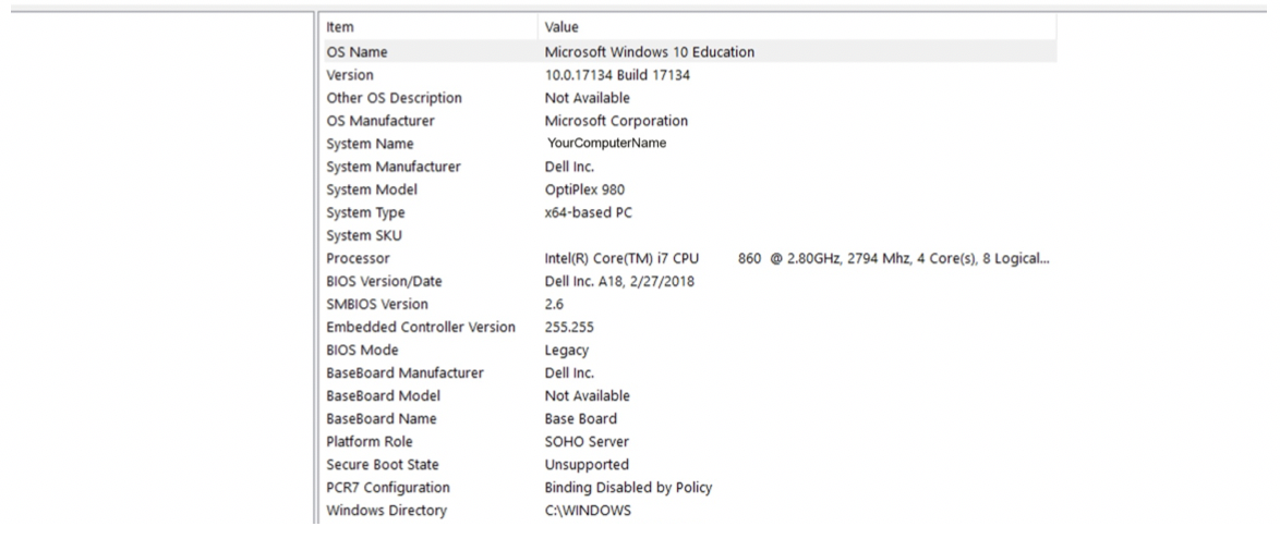Finding Computer Name on Windows – OIT Knowledge Base