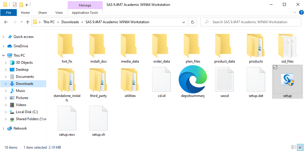 SAS 9.4M7 for Windows: Manual Installation – OIT Knowledge Base