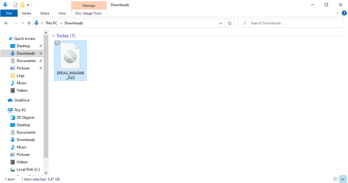 ERDAS IMAGINE 2022: Manual Installation – OIT Knowledge Base