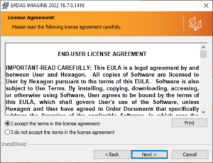ERDAS IMAGINE 2022: Manual Installation – OIT Knowledge Base