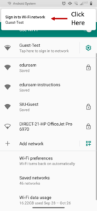Connecting to SIU-Guest – OIT Knowledge Base