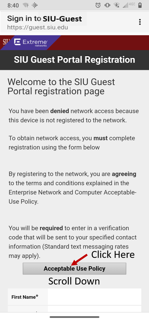 Connecting to SIU-Guest – OIT Knowledge Base