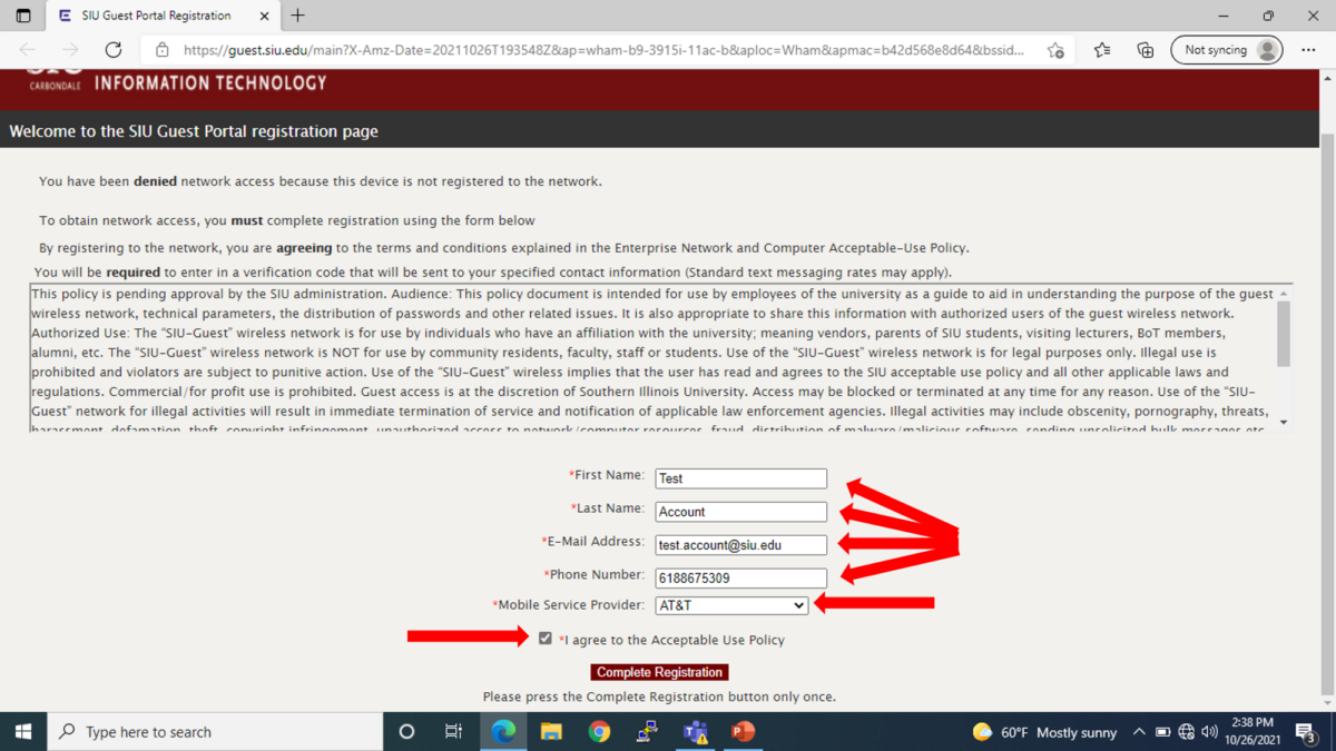 Connecting to SIU-Guest – OIT Knowledge Base