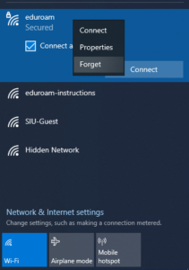 Connecting to Eduroam with Windows – OIT Knowledge Base