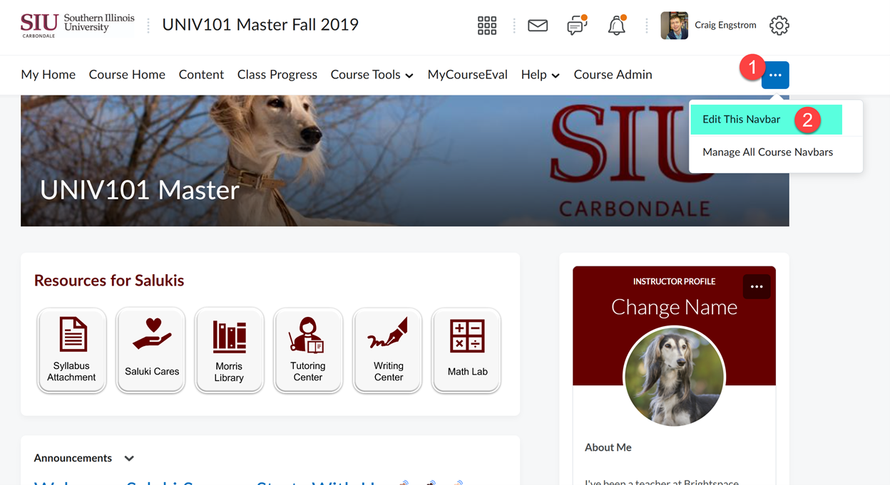 How to change course navigation from menu bar (list) to icon-based ...