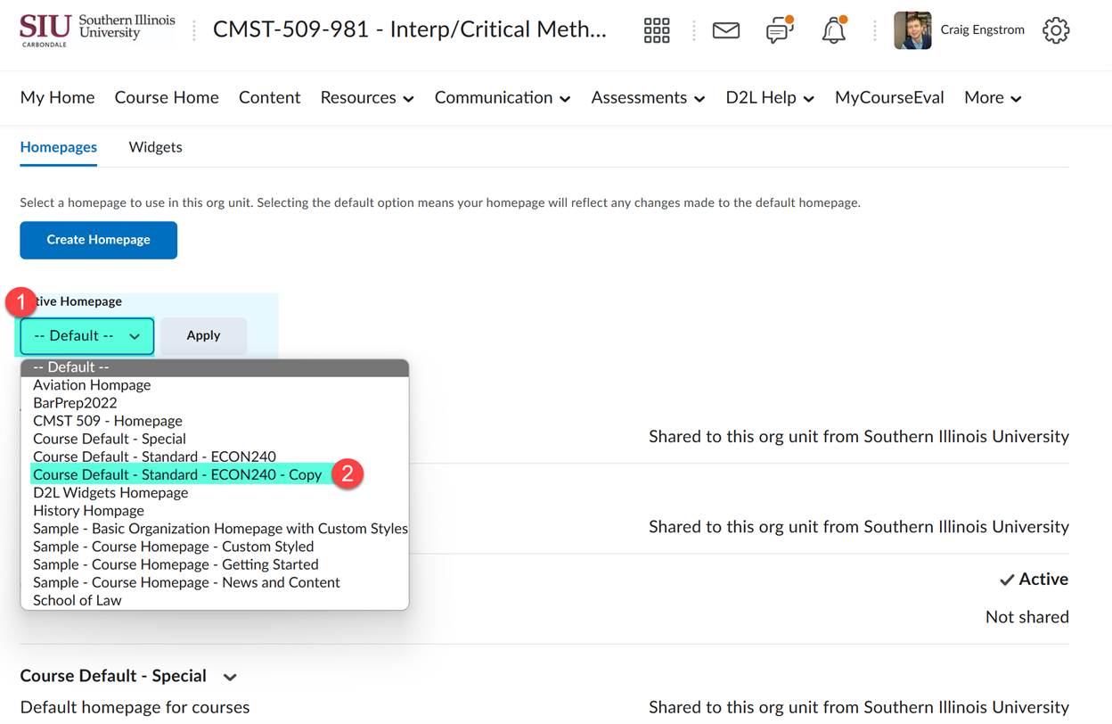 How to Add Instructor Profile on D2L Course Homepage – OIT Knowledge Base