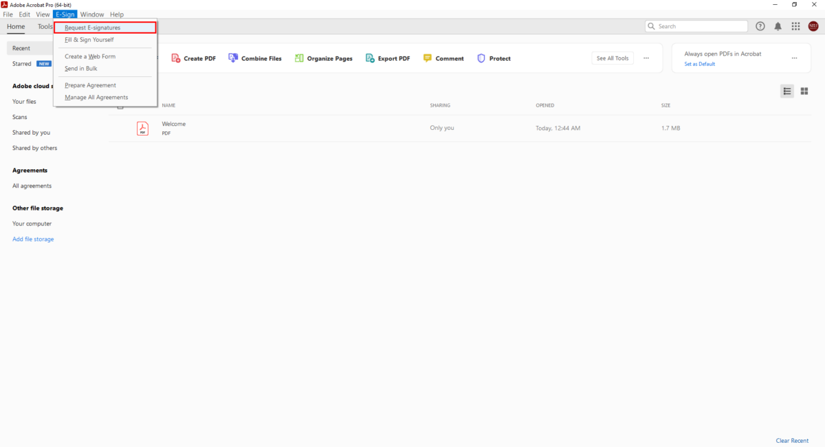Adobe Acrobat Sign – OIT Knowledge Base