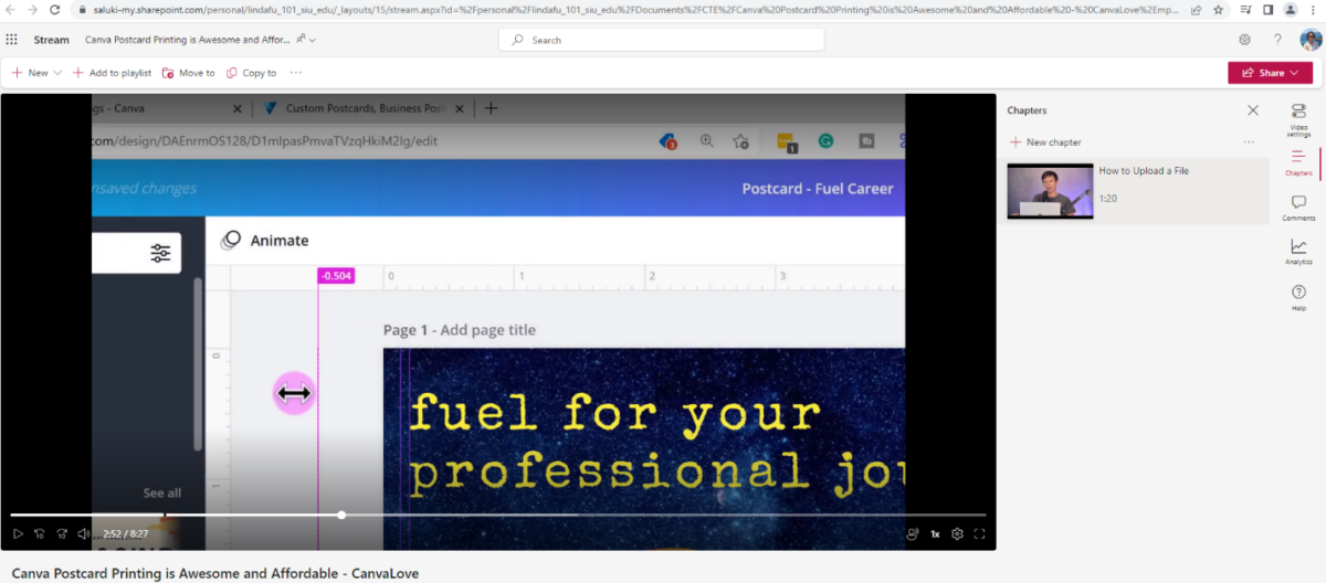 Video Chapters in Microsoft Stream – OIT Knowledge Base