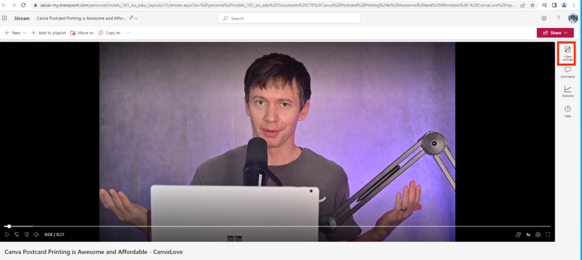 Video Transcript in Microsoft Stream – OIT Knowledge Base