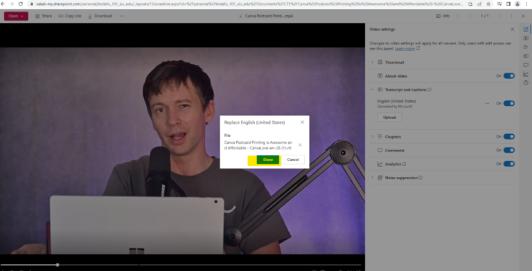 Video Transcript in Microsoft Stream – OIT Knowledge Base