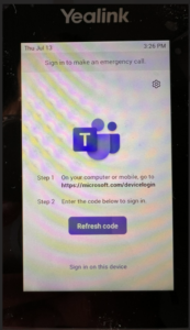 How to sign into a Teams Phone – OIT Knowledge Base
