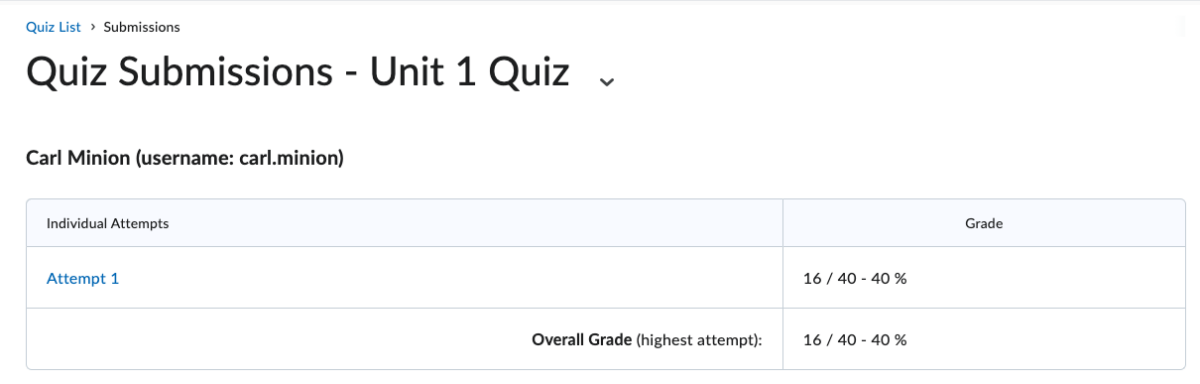 How to Display Quiz Feedback on D2L – OIT Knowledge Base