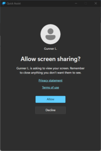 Using Quick Assist – OIT Knowledge Base