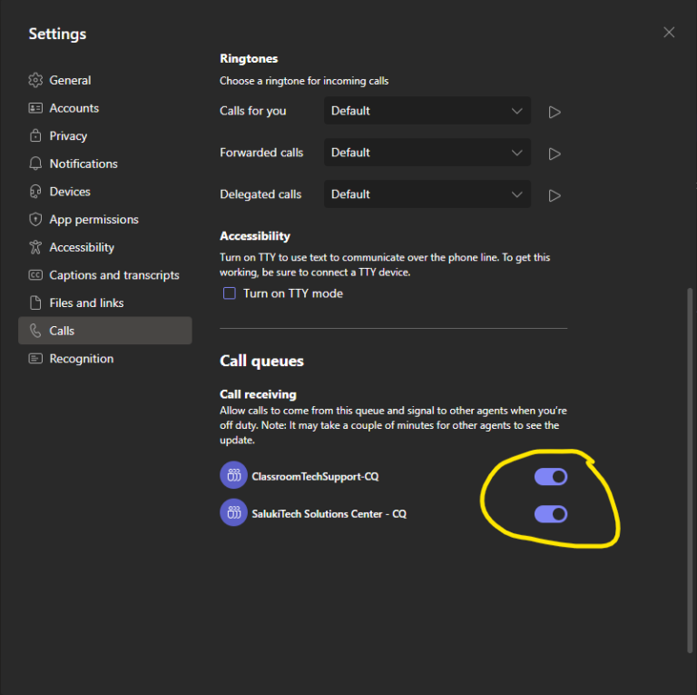 Toggle Call Queues in Microsoft Teams – OIT Knowledge Base Toggle Call Queues in Microsoft Teams – OIT Knowledge Base