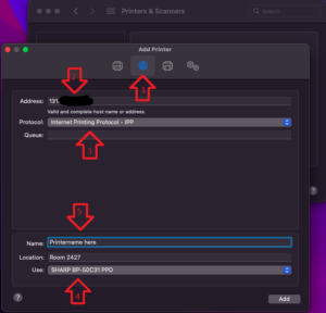 Adding a Sharp Printer to a Personal Computer – OIT Knowledge Base