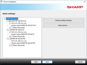 Adding a Sharp Printer to a Personal Computer – OIT Knowledge Base