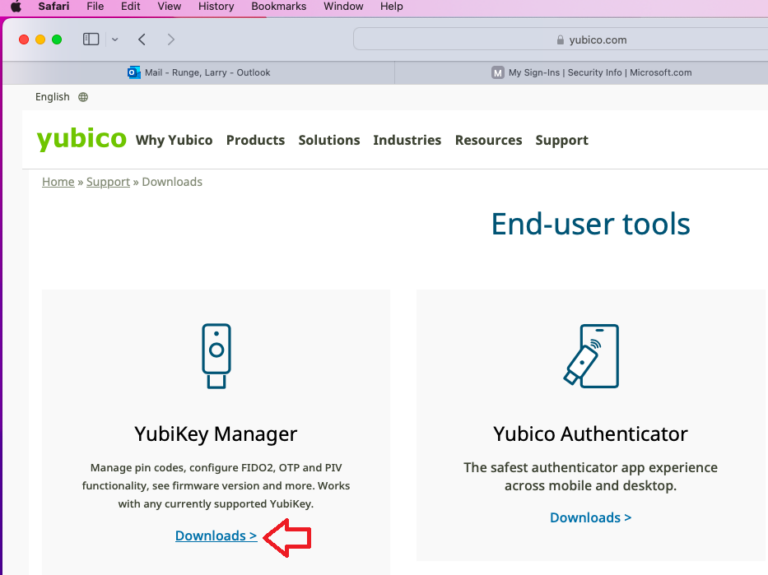 Yubikey Hardware Device Instructions – MacOSX – OIT Knowledge Base