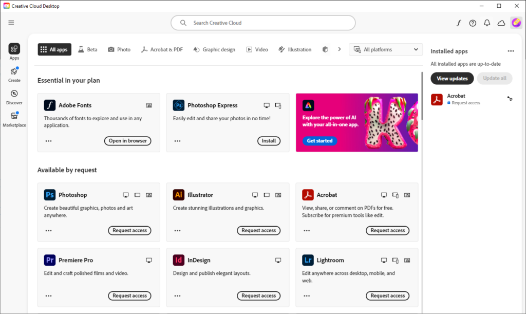 Sign In/Activate Adobe Creative Cloud – OIT Knowledge Base