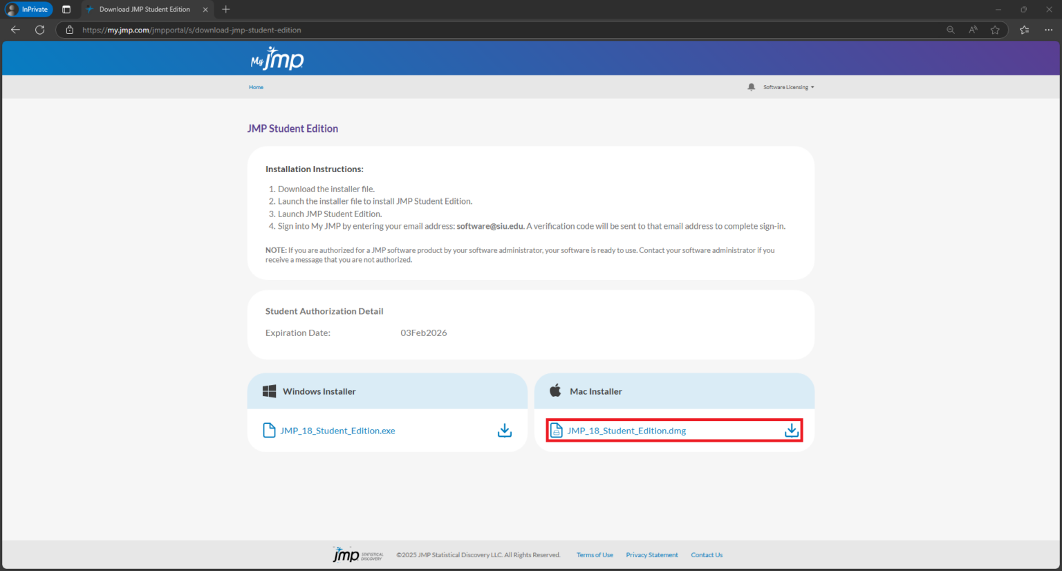 Install JMP Pro for Personal Computers – OIT Knowledge Base